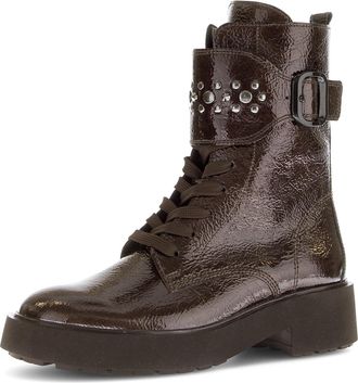 Gabor Damen Schn&uuml;rstiefeletten, Frauen Stiefeletten,sensitiv,stabil,trage-Komfort,Tritt-fest,Wasser-dicht,weit,Rose,heiss,Brown,42.5 EU / 8.5 UK