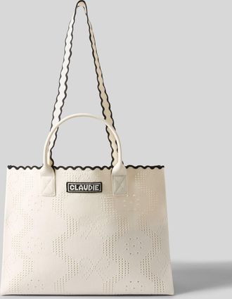 Claudie Pierlot Zweifarbige Stricktasche