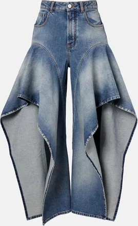 Alaia Ala&iuml;a Wide-Leg Jeans