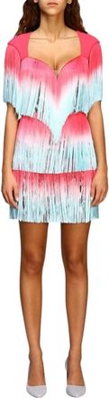 Elisabetta Franchi Femme, Robes, Multicolore, Taille: 36 FR Long Dress in Tulle