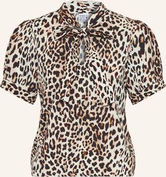 Emily van den Bergh Emily Van Den Bergh Schluppenbluse braun