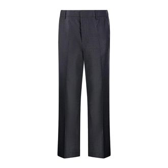 Ami Weite Wollhose - - Trousers - Herren - Grau - S