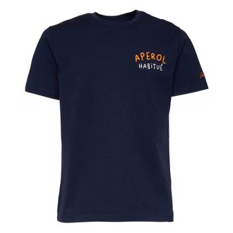 MC2 Saint Barth Kurz&auml;rmeliges Oberteil mit Rundhalsausschnitt - - Tops - Herren - Blau - XL