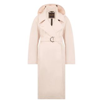 Moorer Langer Trenchcoat - - Coats - Damen - Rosa - XS
