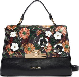 Laura Vita Handtasche Laura Vita Sac-Astry 04 Schwarz