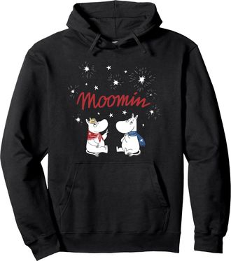 Moomin Moomintroll und Snorkmaiden Independence Pullover Hoodie