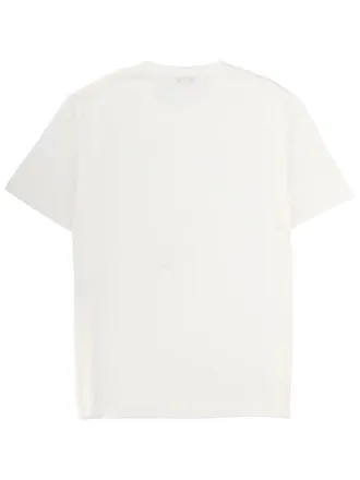 Alexander McQueen Printed Cotton T-Shirt - White