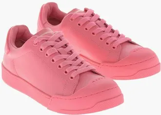 Marni Low Leather Sneakers with Rubber Toe Cap size 37