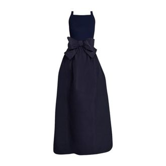 La Petite Robe Di Chiara Boni Harlee Taffeta Bow Gown - - Dresses - Damen - Blau - XL