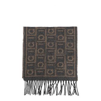 Ferragamo Kaschmirschal - - Accessories - Herren - Grau - ONE SIZE
