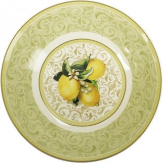 Brandani Schüssel Cup Zitronen 31,5cm Porzellan