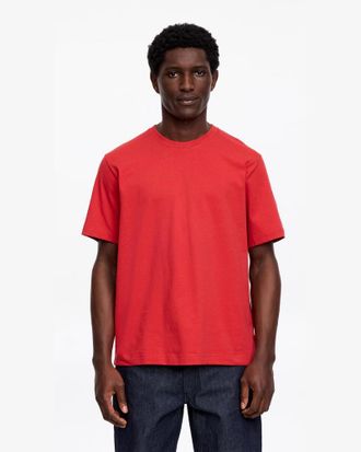 Arket Lockeres T-Shirt 220 GSM -Rot