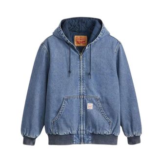 Levi's Homme, Vestes, Bleu, Taille: XL Potrero Denim Sweat &agrave; capuche