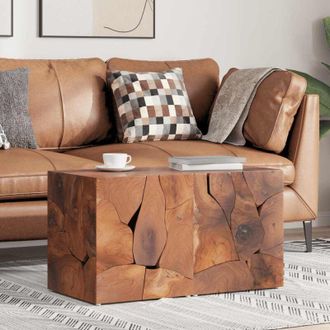 vidaXL Hocker/Couchtisch Massivholz Teak vidaXL
