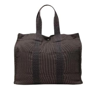 Herm&egrave;s Pre-owned Toile sacs-main - Femme - Pre-owned - Noir - Taille: ONE Size