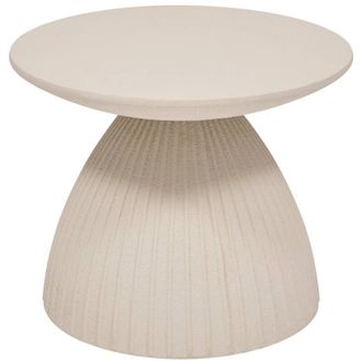 Atmosphera Table Basse Design Fylis 50cm Ivoire