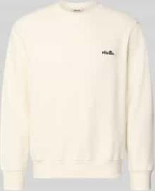 Ellesse Sweatshirt mit Rundhalsausschnitt und Label-Stitching