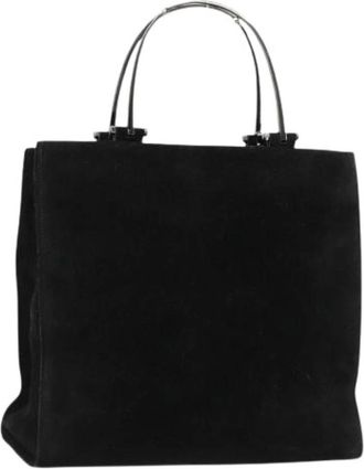 Gucci Sac &agrave; main vintage en daim Pre-owned - Femme - Pre-owned - Noir - Taille: ONE Size