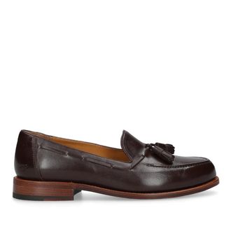 Heinrich Dinkelacker Slipper & Pantoletten - Loafer Wien Plain Tassel NP - Gr. 40,5 (EU) - in Braun - f&uuml;r Damen