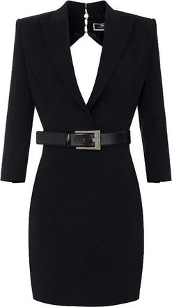 Elisabetta Franchi Damen, Kleider, Schwarzk, XLGröße