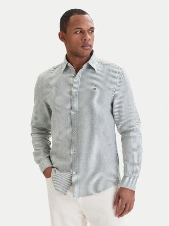 Tommy Jeans Hemd DM0DM22755 Gr&uuml;n Regular Fit