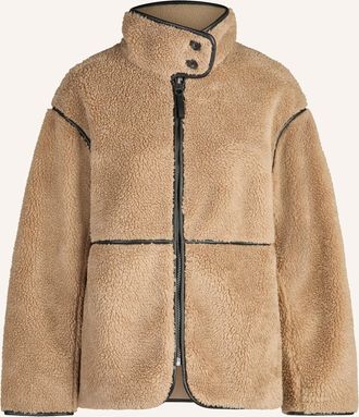 Fabletics Outdoor-Jacke Teddy Mid-Length braun