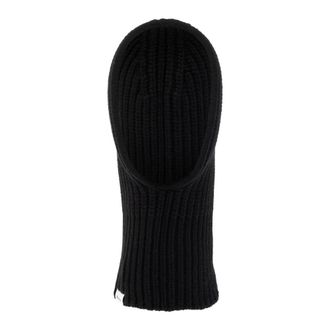 Moncler Woll-Sturmhaube - - Accessories - Damen - Schwarzk - ONE SIZE