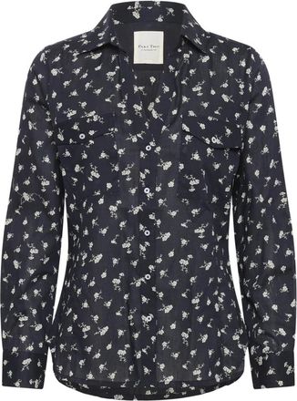 Part Two Femme, Blouses et Chemises, Noir, Taille: 46 FR Fragile Print - 3045