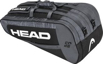 Head 9R, Schwarz/Weiss, 9 Racquets
