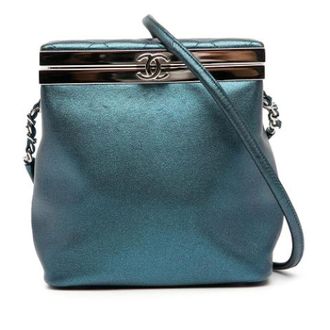 Chanel Sac Vanity Pre-owned - Femme - Pre-owned - Bleu - Taille: ONE Size