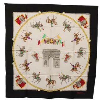 Celine Foulard en soie Vintage Pre-owned - Femme - Pre-owned - Multicolore - Taille: ONE Size