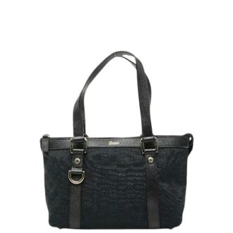 Gucci Pre-owned Canvas Tote Bag - - Pre-owned - Damen - Schwarzk - ONE SIZE