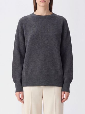 Semicouture Pullover mit Rundhalsausschnitt und Rippb&uuml;ndchen aus Woll-Kaschmir-Mischung