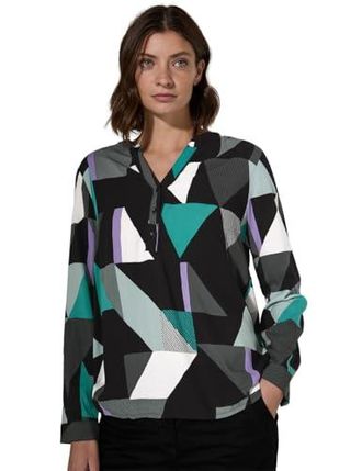 Cecil B345221 Chemisier imprim&eacute; Multicolore, Noir, XS Femmes