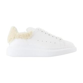 Alexander McQueen Wei&szlig;e Leder Oversized Sneakers - - Shoes - Damen - Wei&szlig; - 38 EU