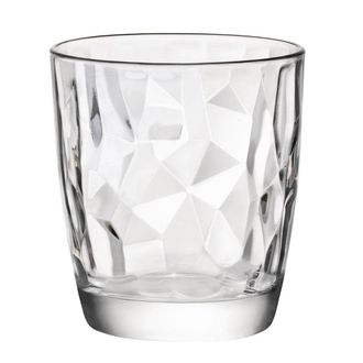 Bormioli Rocco 302260 Diamond Trasparente Whiskyglas, 390 ml, Glas, transparent, 1 St&uuml;ck