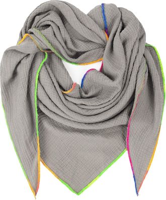 Glamexx24 XXL Schal f&uuml;r Damen & Herren, Baumwollschal mit Farbverlauf an der Naht. Winterschal, Sehr warm und weich auf der Haut Made Italy