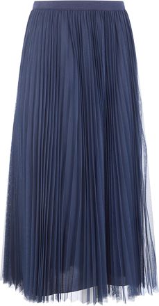 Fabiana Filippi Midi Plated Skirt