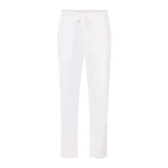 Brunello Cucinelli Homme, Pantalons, Blanc, Taille: M Pantalon &agrave; taille &eacute;lastiqu&eacute;e