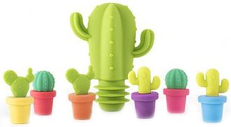 Pretyzoom 7 St&uuml;ck Flaschenverschl&uuml;sse aus Silikon f&uuml;r Weinflaschen aus Silikon, Flaschenverschluss, f&uuml;r Kork-Getr&auml;nke