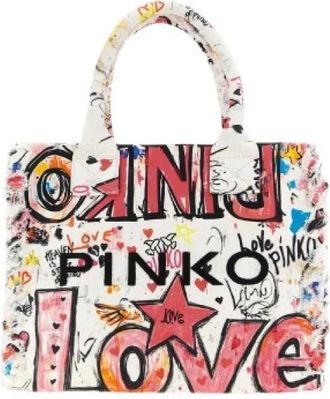 Pinko Pinko, Femme, Sacs, Multicolore, Taille: ONE Size Tote Bag