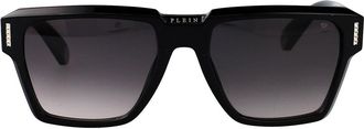 Philipp Plein Sonnenbrille - Schwarz