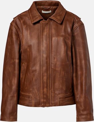 Jacques Wei Veste en cuir