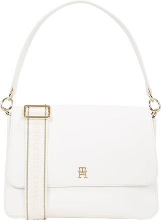 Tommy Hilfiger Damen Schultertasche Joy mit Logo, Weiß (Ecru), Einheitsgröße