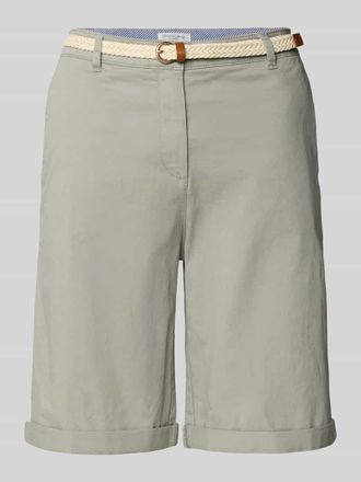 Christian Berg Chino-Bermudas mit G&uuml;rtel