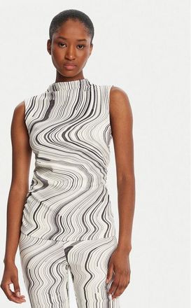 Desigual Bluse Chiara 25WWTK55 Écru Regular Fit