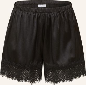 Darling Harbour Darling Harbour Schlafshorts Mit Seide schwarz