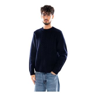 Carhartt Work in Progress Caster Strickpullover - - Knitwear - Herren - Blau - XL