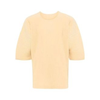 Issey Miyake Herren, Oberteile, Gelb, XLGr&ouml;&szlig;e