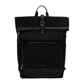 Marc O'Polo Homme, Sacs, Noir, Taille: ONE Size Sac &agrave; dos en toile cir&eacute;e